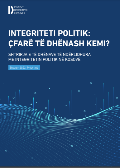 Integriteti Politik: Çfarë të dhënash kemi? - KDI